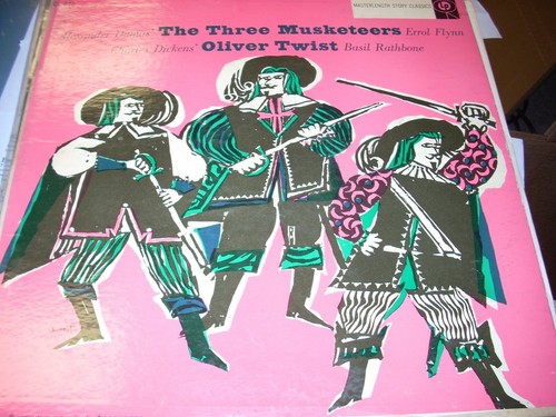 THREE MUSKETEERS errol flynn / OLIVER TWIST basil rathbone ( children ...