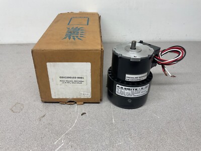 NEW AO Smith JF1J011N Motor; 1/6 hp, 115V, 50/60 Hz, 2500/3000 rpm, 3/8 ...