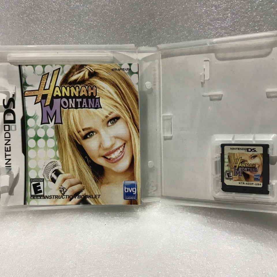 HANNA MONTANA Game NINTENDO DS Game 2006 Miley Cyrus Game DISNEY Game ...