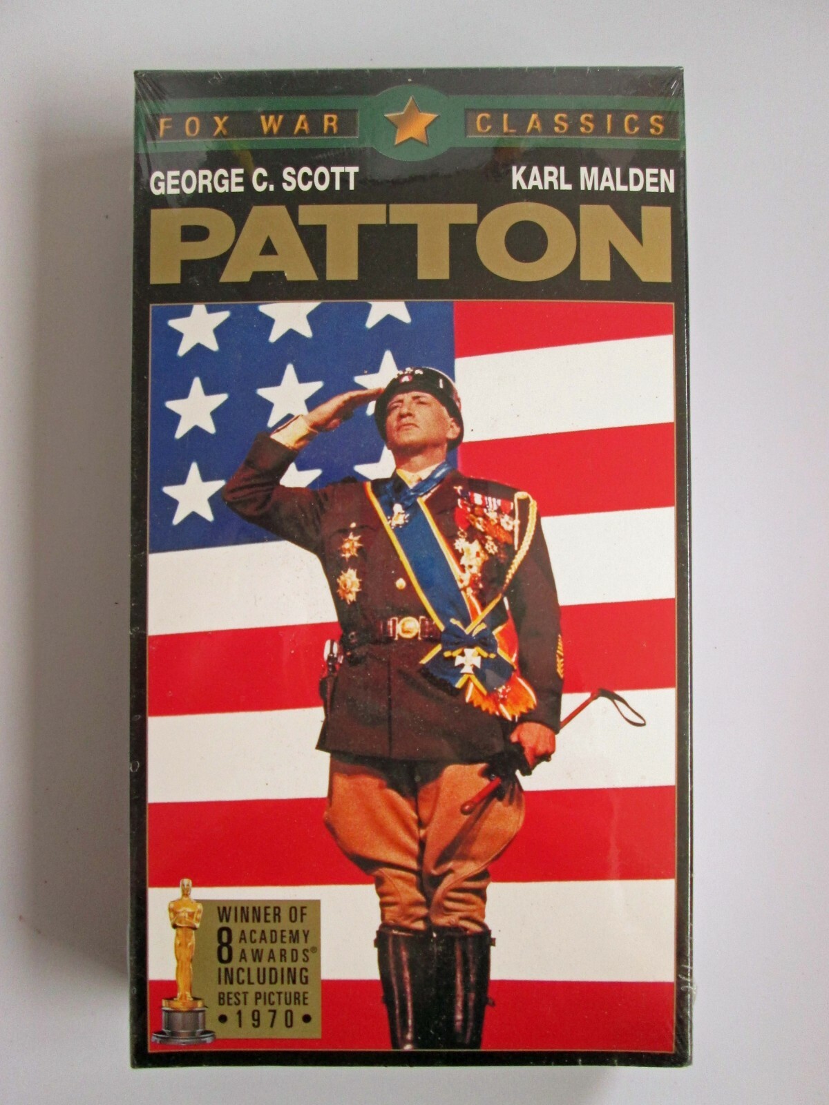 NEW Patton (VHS, 2001) Fox War Classics George Scott Karl Malden ...