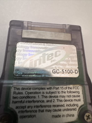 Nintendo GameCube INTEC 4 Mb Memory Card Orange | eBay