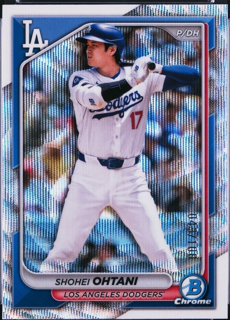 2024 Bowman Chrome - Shohei Ohtani #85 Wave Refractor /100 for sale ...