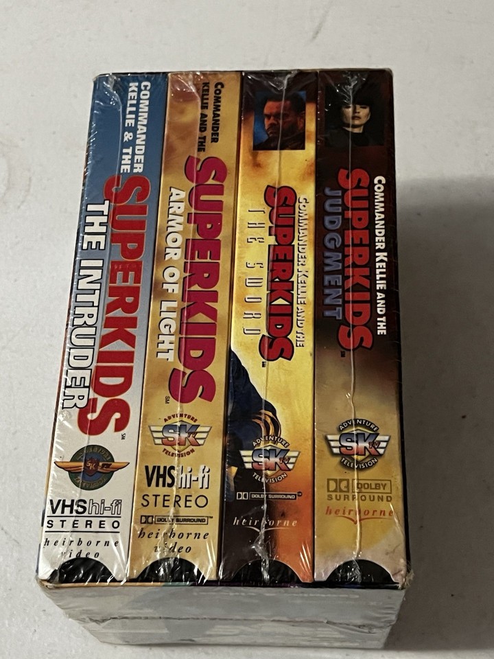 SEALED Superkids SK Power Pack 4 VHS set NEW 1999 Heirborne 90s NOS | eBay