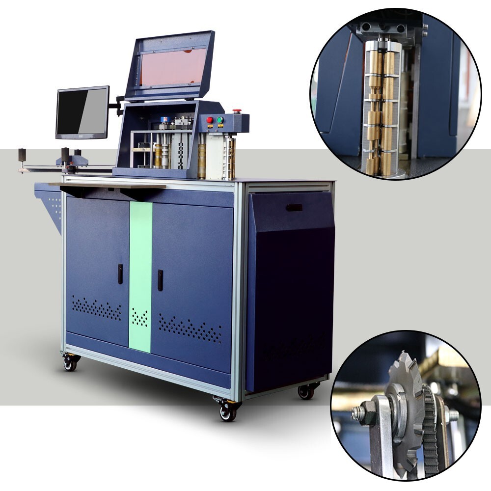 Automatic Channel Letter Fabrication Bender Machine for Aluminum ...
