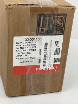 HONEYWELL WATER ADDITIVE 4/CS 32-001100-0000 EXP.11/2022 New | eBay