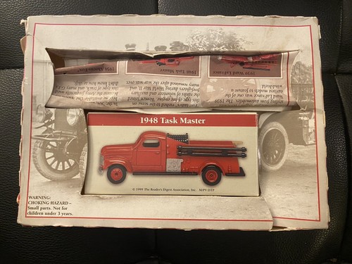 1999 Readers Digest 1948 Task Master Fire Truck Diecast Collectible Toy ...