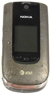 Nokia 6350 - Graphite Gray ( AT&T ) Cellular Flip Phone - READ ...