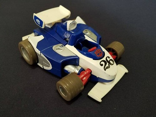 2002 Playskool Transformers Go-Bots Speed Bots MIRAGE Race Car #26 ...