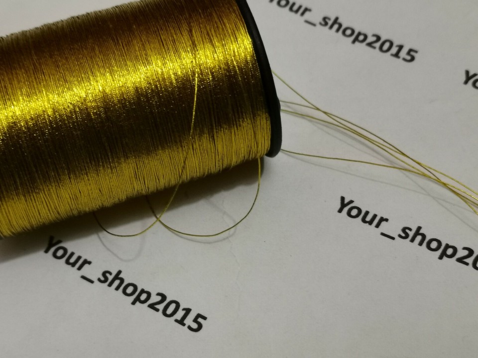 15-600+M Metallic Gold Silver Thread Cross Stitch, Embroidery ...