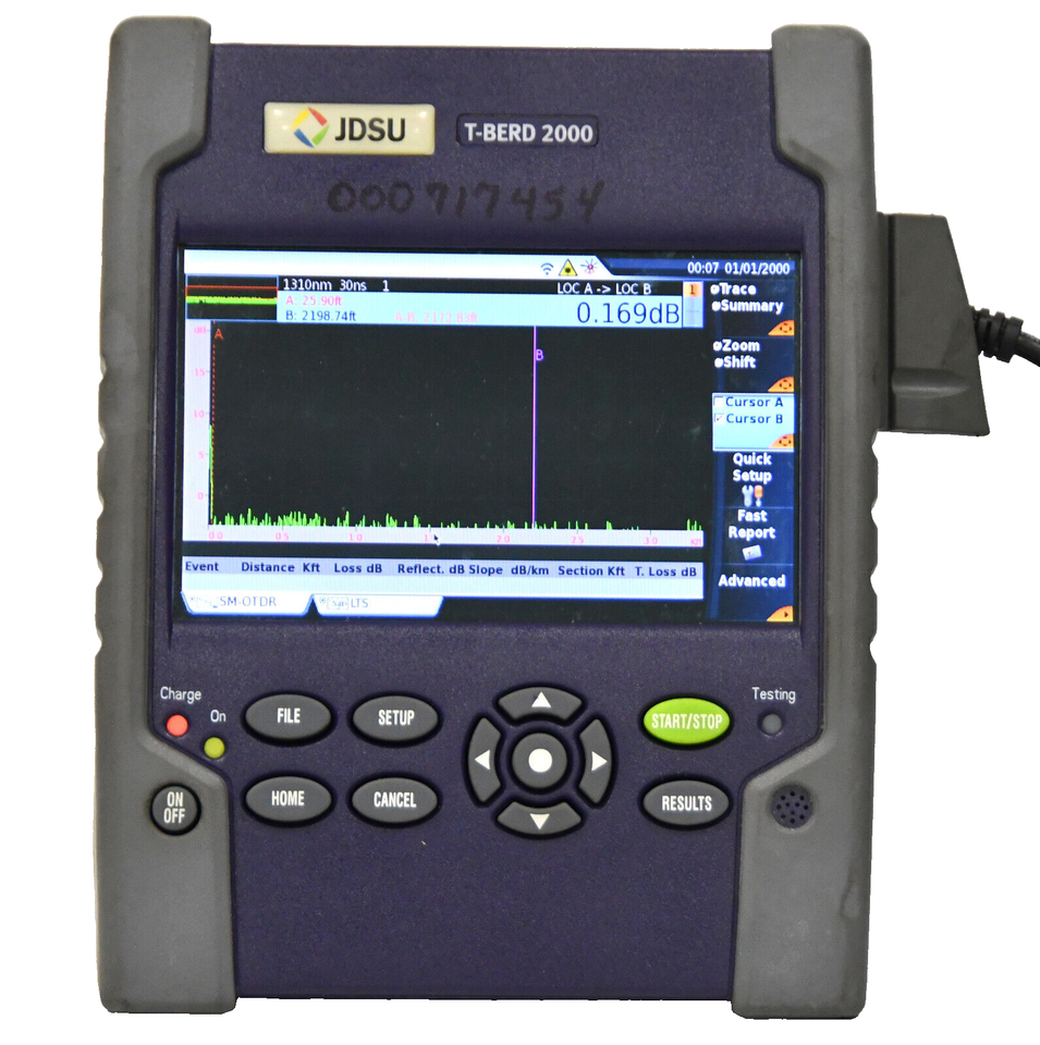 Viavi T-BERD 2000 4126 LA SM OTDR Test Set w/ OPM/VFL | eBay