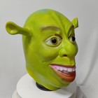 Masquerade Halloween Latex Fancy Shrek Head Mask Creepy Party Cosplay ...