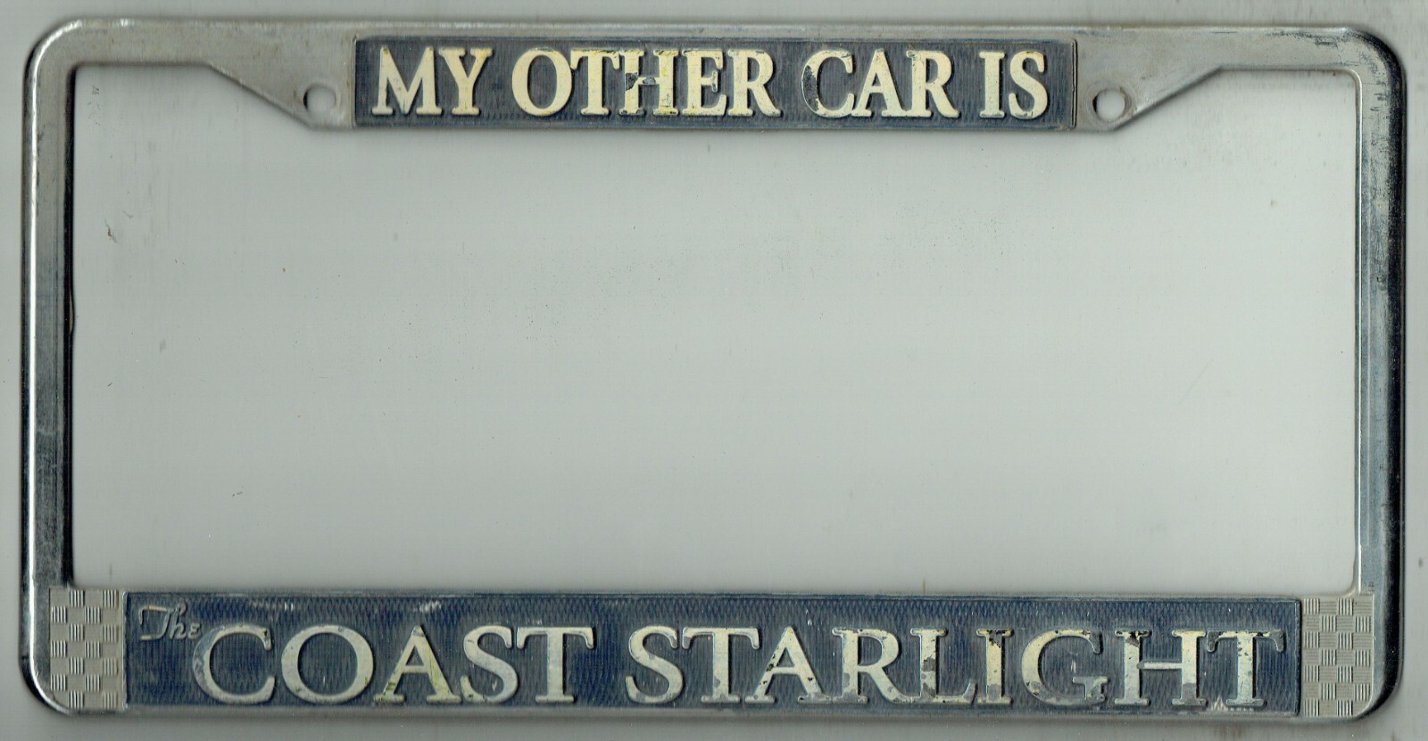 My Other Car Is The Coast Starlight Vintage Amtrak Railroad License ...