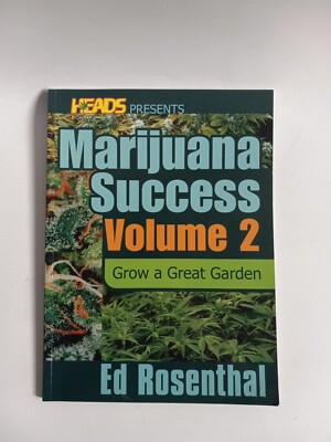 Heads Presents Marijuana Success Volume 2 By Ed Rosenthal Autographed ...