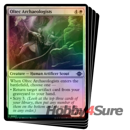 Foil Oltec Archaeologists X4 M/NM Magic MTG The Lost Caverns Of Ixalan ...