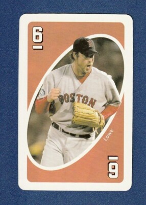DEREK LOWE 2004 Mattel UNO Red Sox World Series Champions Red Game Card ...