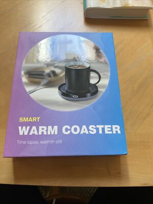 Smart Warm Coaster Auto On/Off Gravity Induction Mug Warmer White Color ...