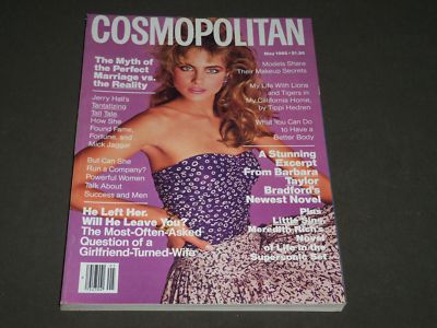 1985 MAY COSMOPOLITAN MAGAZINE- KIM ALEXIS COVER BY SCAVULLO - O 10123 ...
