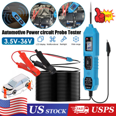 3.5-36V Digital Automotive Car Power Circuit Electrical Tester Probe ...