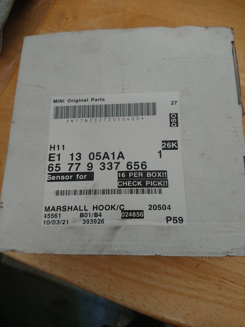 Genuine BMW Mini 2013 Onwards Pedestrian Protection Sensor PTS ...