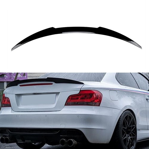 For 2007-13 BMW E82 E88 1 Series Coupe Glossy Black Rear Trunk Spoiler ...