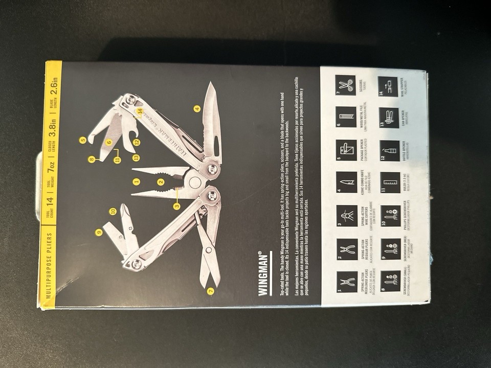 Leatherman 831425 Wingman 14-in-1 Stainless Steel Multi-Tool with Sheath | eBay