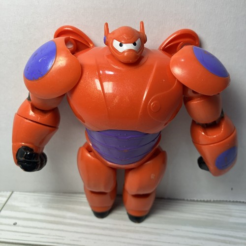 Disney Big Hero 6 Baymax Action Figure 🦾 Red Armor Robot Toy 6” 2014 ...