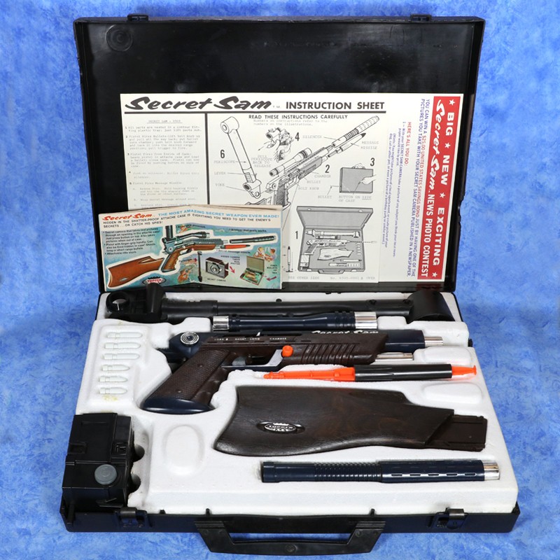 1965 SECRET SAM Spy Attache Case by TOPPER TOYS Mint! | eBay