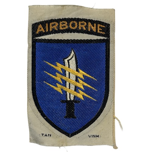 Vietnam War Theater Made Mike Force Pocket Patch C-2 Style Airborne Tab ...