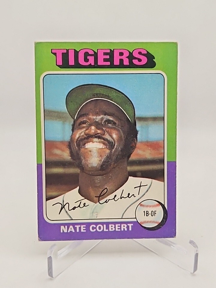 1975 Topps Baseball #599 Nate Colbert Vintage Detroit Tigers MLB ...