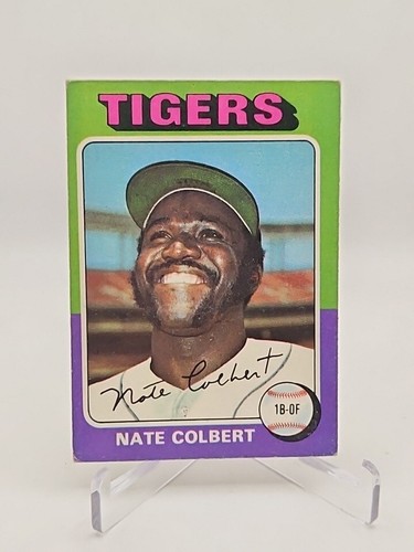 1975 Topps Baseball #599 Nate Colbert Vintage Detroit Tigers MLB ...