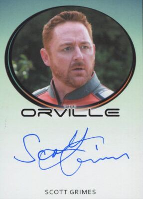 The Orville Archives Autograph Card [BD] Scott Grimes As Lt. Gordon ...