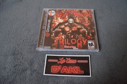 Splatterhouse Trilogy NEUF sur Sega Dreamcast Senil Team Blister lire l ...