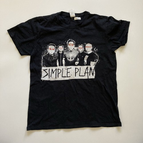 simple plan pop punk rock band tee size medium | eBay