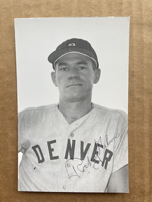 ROCKY NELSON SIGNED Postcard - Cardinals, Pirates, and White Sox ...