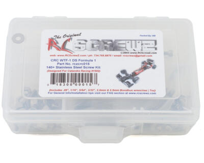 RC Screwz CRC WTF1 DS Formula 1 Stainless Steel Screw Kit [RCZCRC015 ...