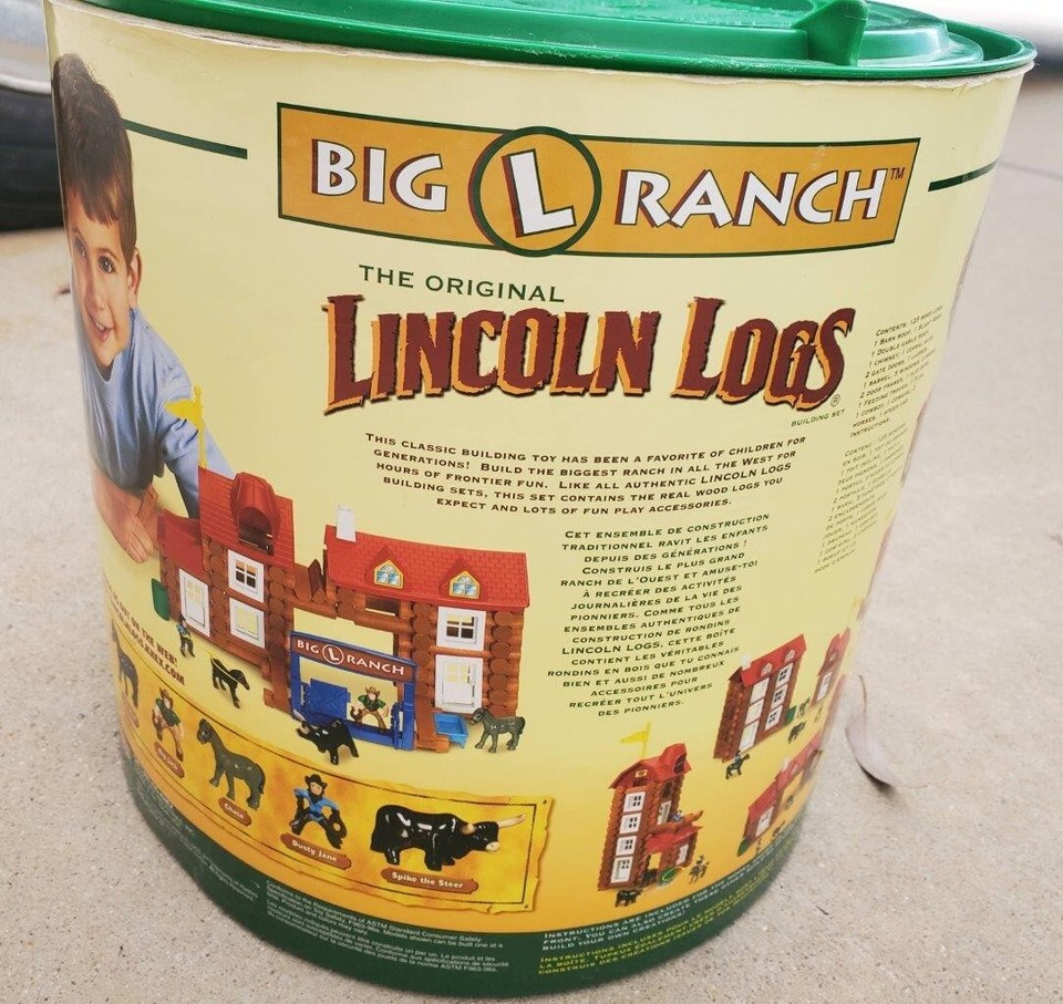The Original Lincoln Logs - Big L Ranch - 150 pcs | eBay