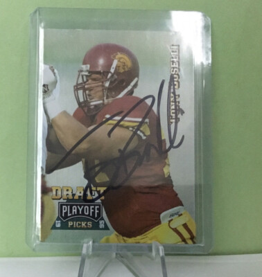 1995 Playoff Draft Picks Tony Boselli Rookie #186 Auto Hall Of Fame | eBay