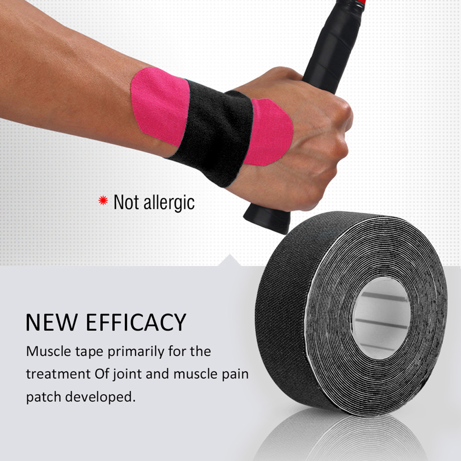 1Roll Cotton Elastic Adhesive Strain Injury Muscle Sports Sticker ...