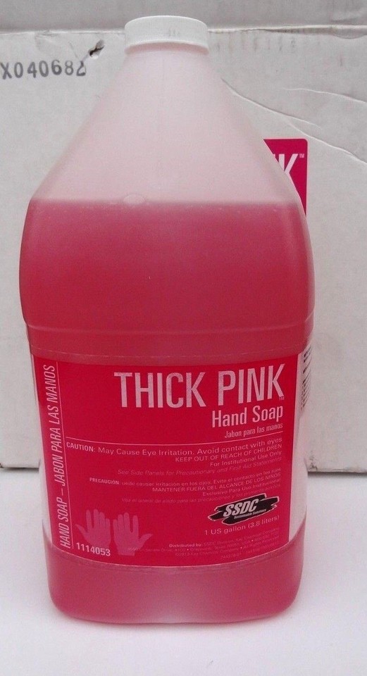 SSDC Kay Thick Pink Hand Soap 1 gallon ~ 4/Case ~ 1114053 ~ Ready to ...