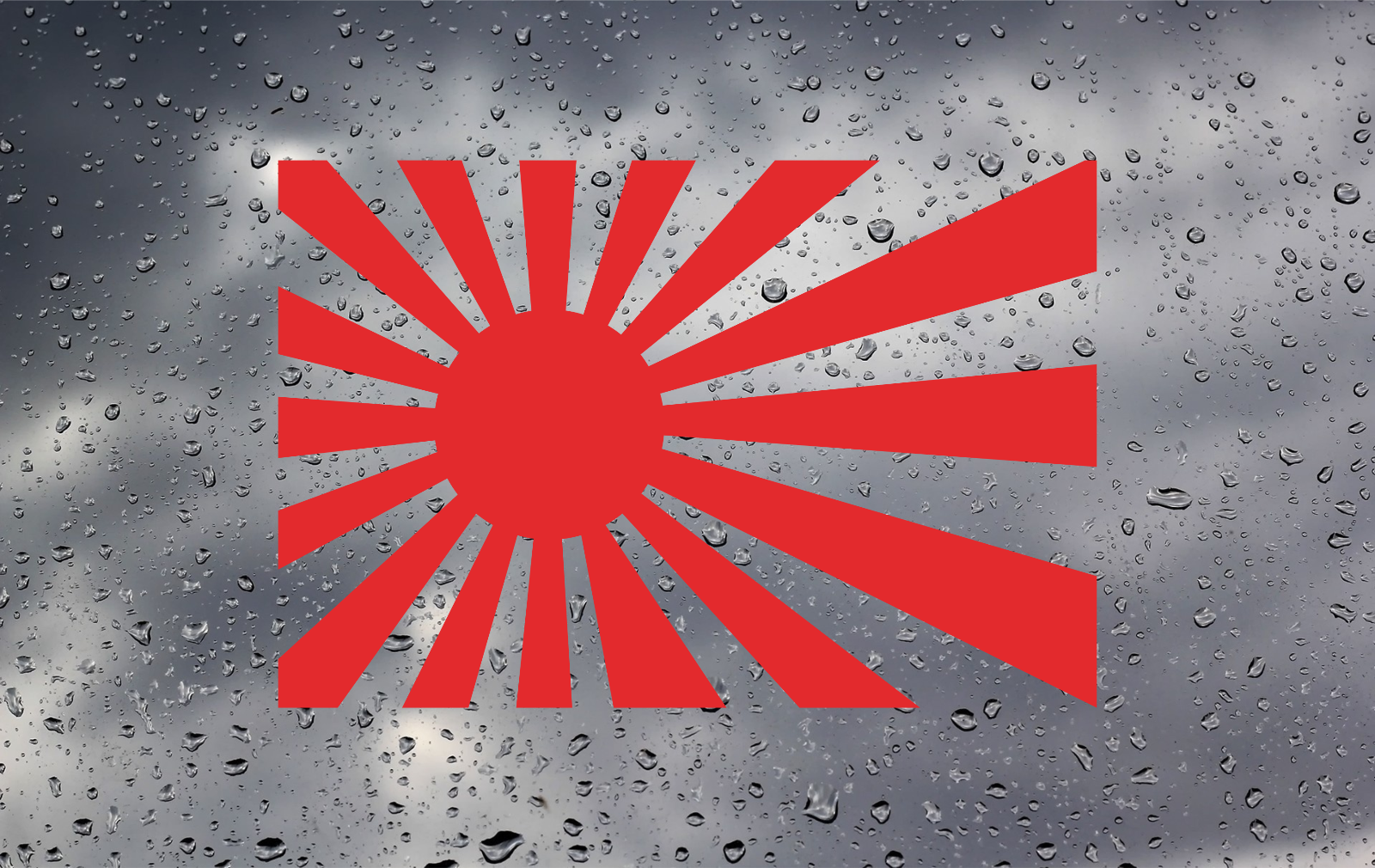 Rising Sun Flag Car Bonnet Sticker Vinyl Graphic Decal Camper Wall Art ...