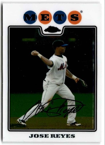 2008 Topps Chrome Jose Reyes SS New York Mets #19 | eBay