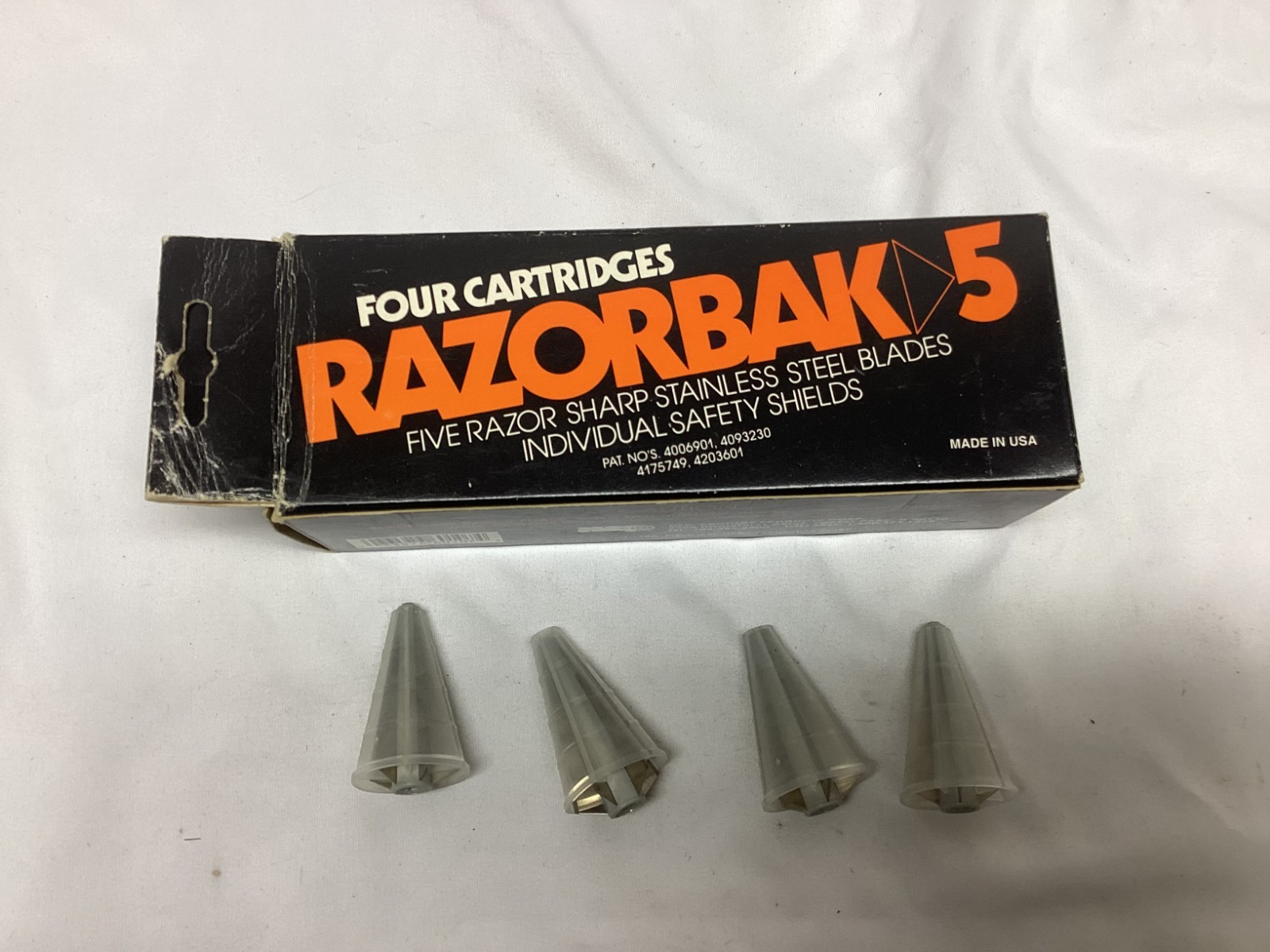 Vintage Archery Razorbak 5 Broadhead Plus Four Cartridges NEW OLD STOCK ...