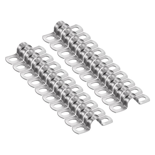 20pcs 5/8" 16mm Conduit Clamp, M16 U Tube Pipe Clamp, Stainless Steel ...