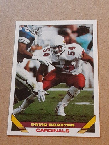 David Braxton Phoenix Cardinals 1993 Topps #624 NFL Football Card PHX ...