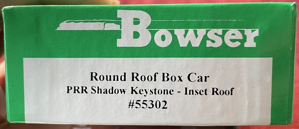Bowser HO PRR X31 Box Car #55302 Kit - Shadow Keystone | eBay
