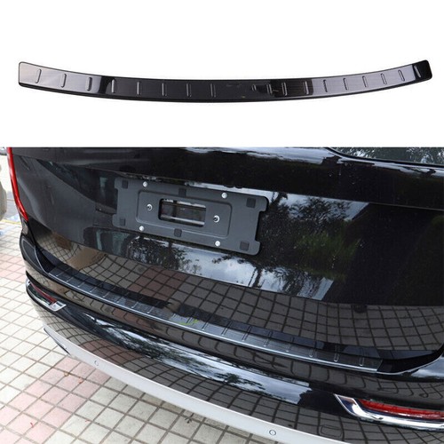 Black Steel Rear Bumper Protector Sill Plate Trim Guard For Volvo XC90 ...