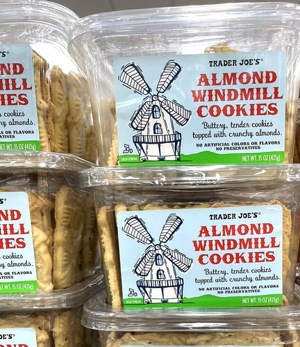 2 X Trader Joe's Almond Windmill Cookies 15 oz SO GOOD! | eBay