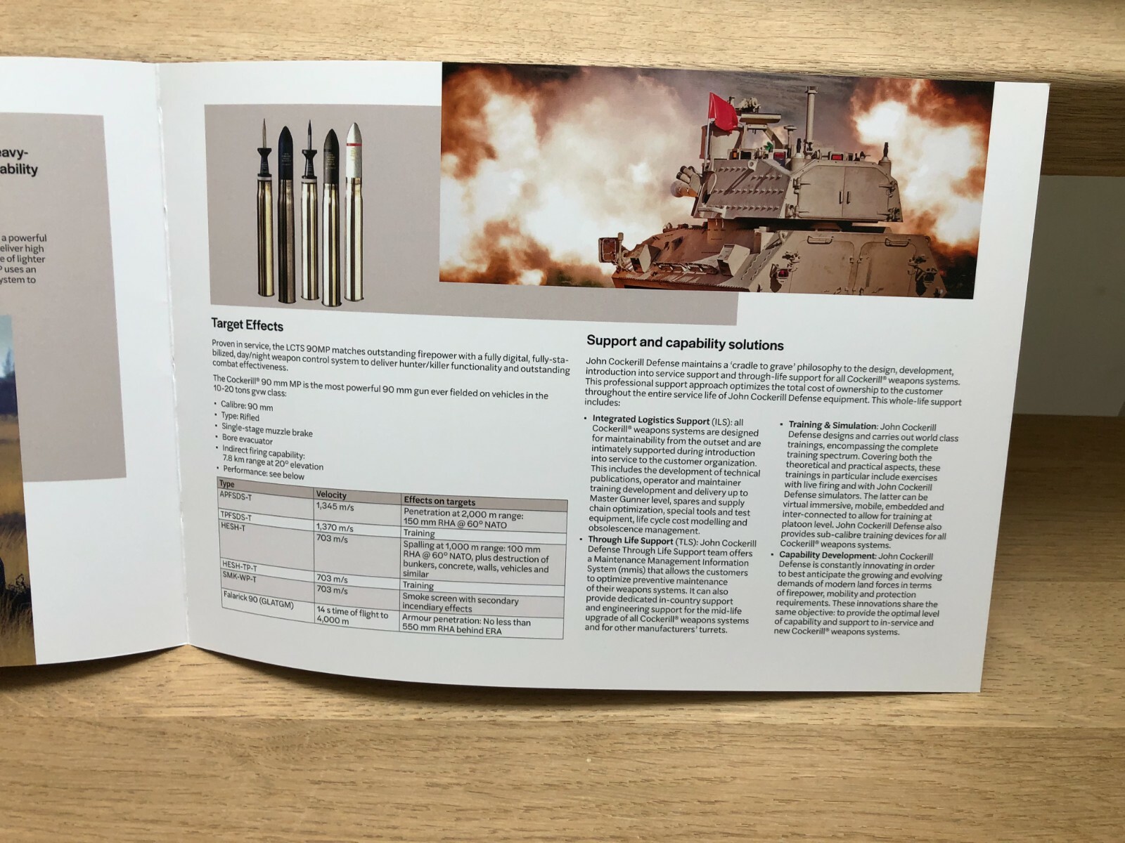 John Cockerill Defense (Belgium) LCTS 90MP 90mm turret brochure | eBay