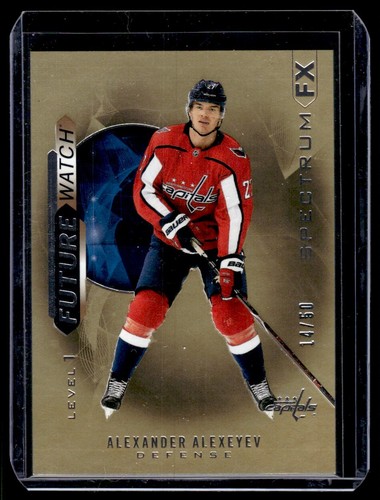 2020-21 SP Authentic Spectrum FX Gold Alexander Alexeyev 14/50 ...
