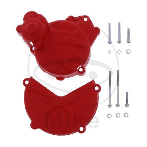 Clutch ignition cover protection set red for Gas Gas EC 250 300 | eBay